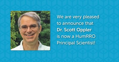 Welcoming Scott Oppler as a Principal Scientist | HumRRO
