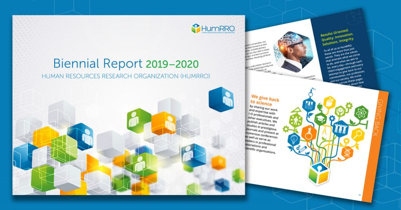 HumRRO’s Newly Released 2019-2020 Biennial Report Connects Core Values ...